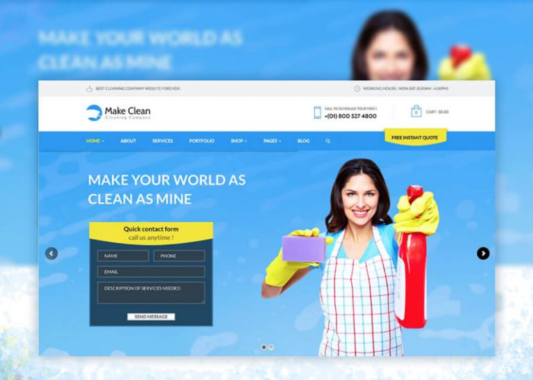 35+ Cleaning Services Wordpress Theme (Updated) 2022